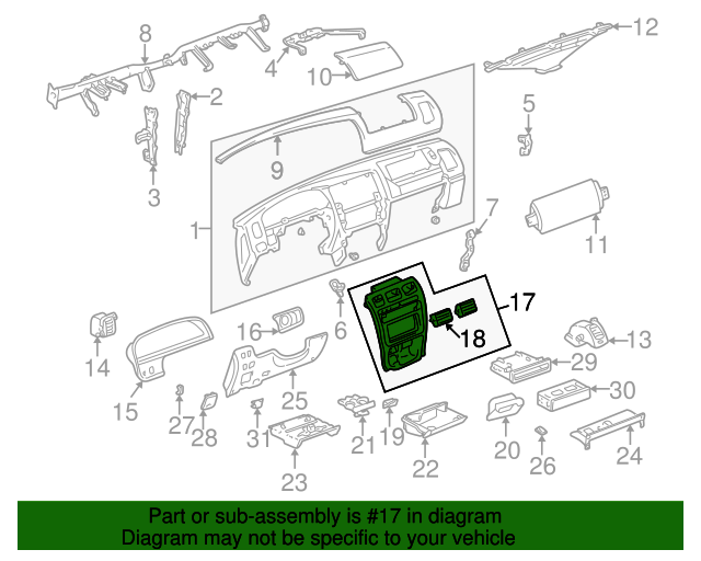 1999-2002 Toyota 4Runner Instrument Panel Trim Panel 55412-35200 ...