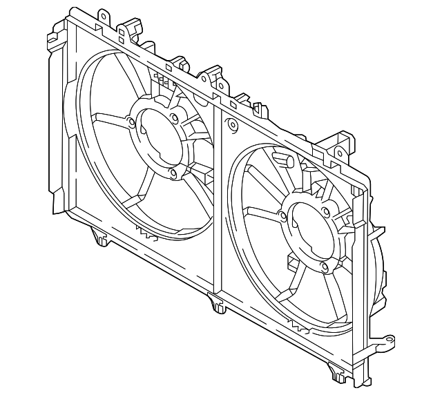 2018-2020 Mitsubishi Eclipse Cross Fan Shroud 1355A449 | Mitsubishi ...