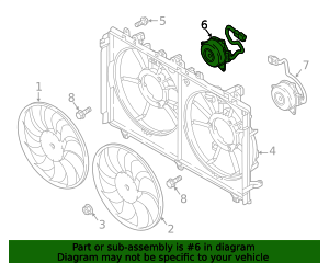 21487W200P - Fan Motor 2018-2025 Mitsubishi | Mitsubishi Direct Parts