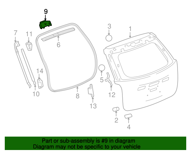 2010-2017 GM Hinge 23227630 | GMPartsDirect.com