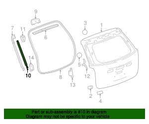 20990086 - OEM GM Lift Cylinder | GMPartsCenter.net | GM Parts Center