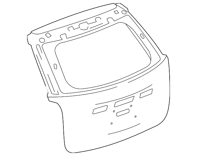 2010-2017 GMC Terrain Lift Gate 84680006 GM | GMPartsDirect.com