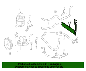 221-500-34-00 - Cooler 2010-2014 Mercedes-Benz | AutoNationParts.com
