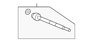 53010-T0A-A01 - 2012-2016 Honda CR-V - End Rack | Genuine Honda Parts
