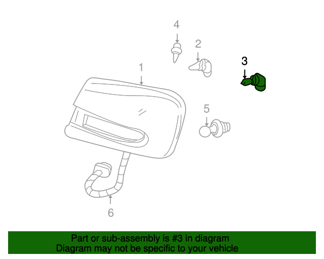 Genuine OEM Low Beam Bulb Part# 19257054 Fits 1987-2020 GM: Up To 35% ...