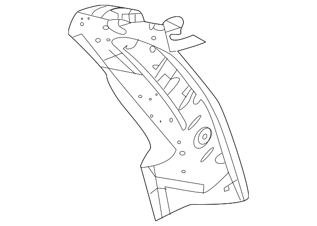 2018-2024 GM Driver Side Back Body Pillar Outer Panel 84193645 GM ...