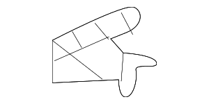 2018-2024 GM Driver Side Body Side Front Fender Rear Lower Bracket ...