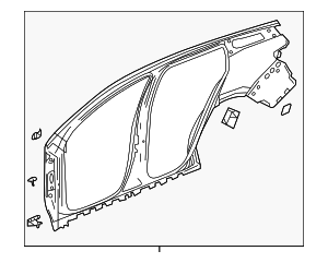 2018-2024 GMC Terrain GM 84652848 Body Passenger Side Outer Panel | GM ...