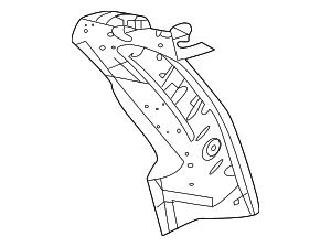 2018-2024 GM Passenger Side Back Body Pillar Outer Panel 84193646 GM ...