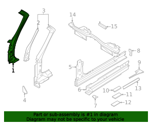 2020 Porsche 911 Windshield Pillar Reinforced 992-809-177-AY-GRV ...