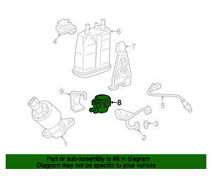 2011-2025 GM Vapor Canister Vent Solenoid 84148825 | OEM Parts Online