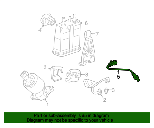GM Part Number 12666612 | 2016-2020 GM Heated Oxygen Sensor | GM Part ...