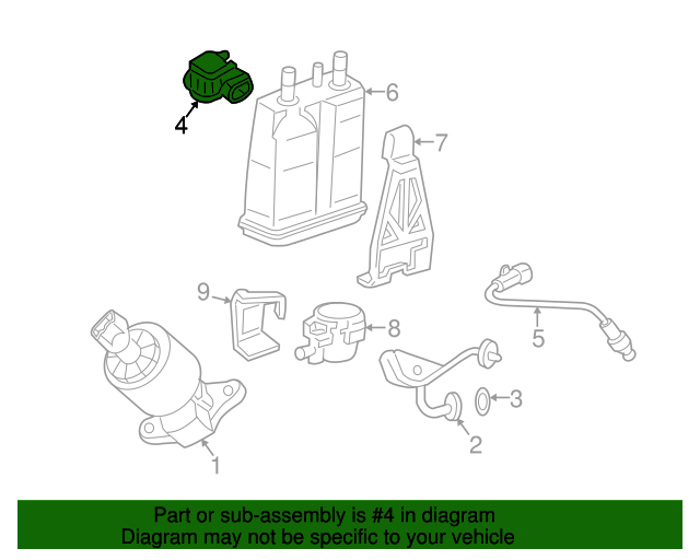 Sensor (Replaces Part Number 12701247) 12711681 | GMPartsDirect.com