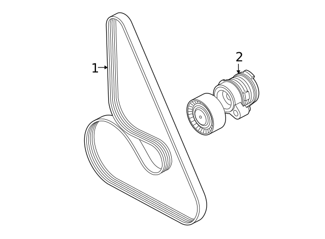 11-28-7-631-823 - Serpentine Belt 2010-2023 BMW | AutoNationParts.com