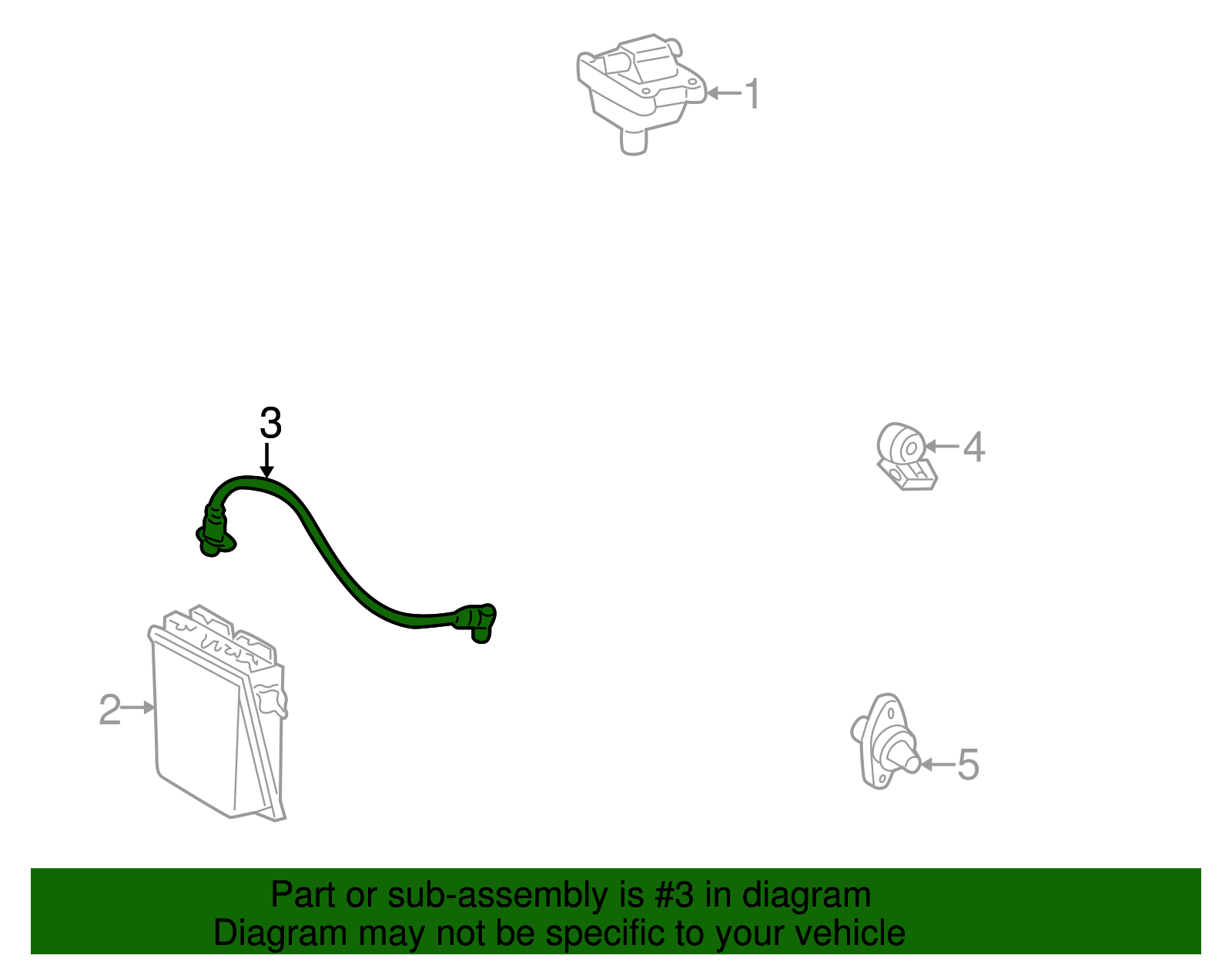 Genuine OEM Engine Crankshaft Position Sensor | 003-153-49-28 | Fits ...