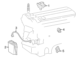 004-153-00-28 - Engine Camshaft Position Sensor 1994-2000 Mercedes-Benz ...