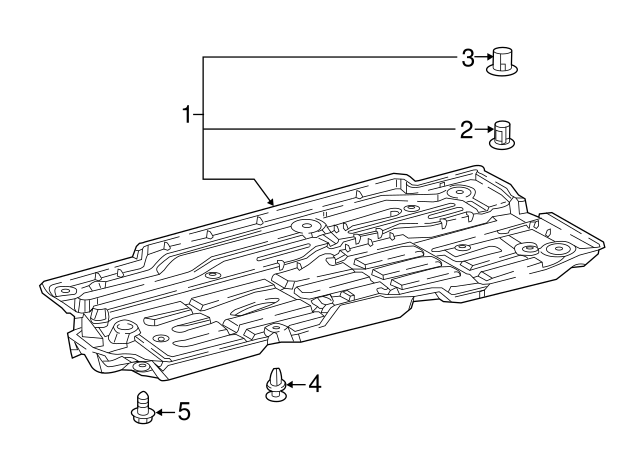 Toyota Under Cover 58165-F4010 | Auto Parts