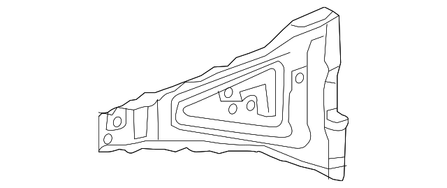 61113-06020 - Panel Extension - 2018-2023 Toyota | OEM Genuine Toyota Parts