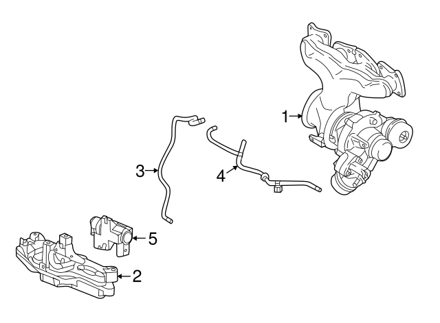 2015-2022 Volvo Exhaust Manifold 36012431 | TascaParts.com