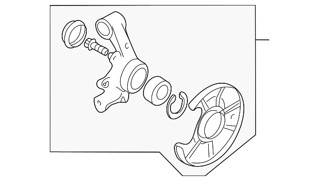 2001-2005 Mazda Miata Knuckle Assembly N067-26-140 | RealMazdaParts.com