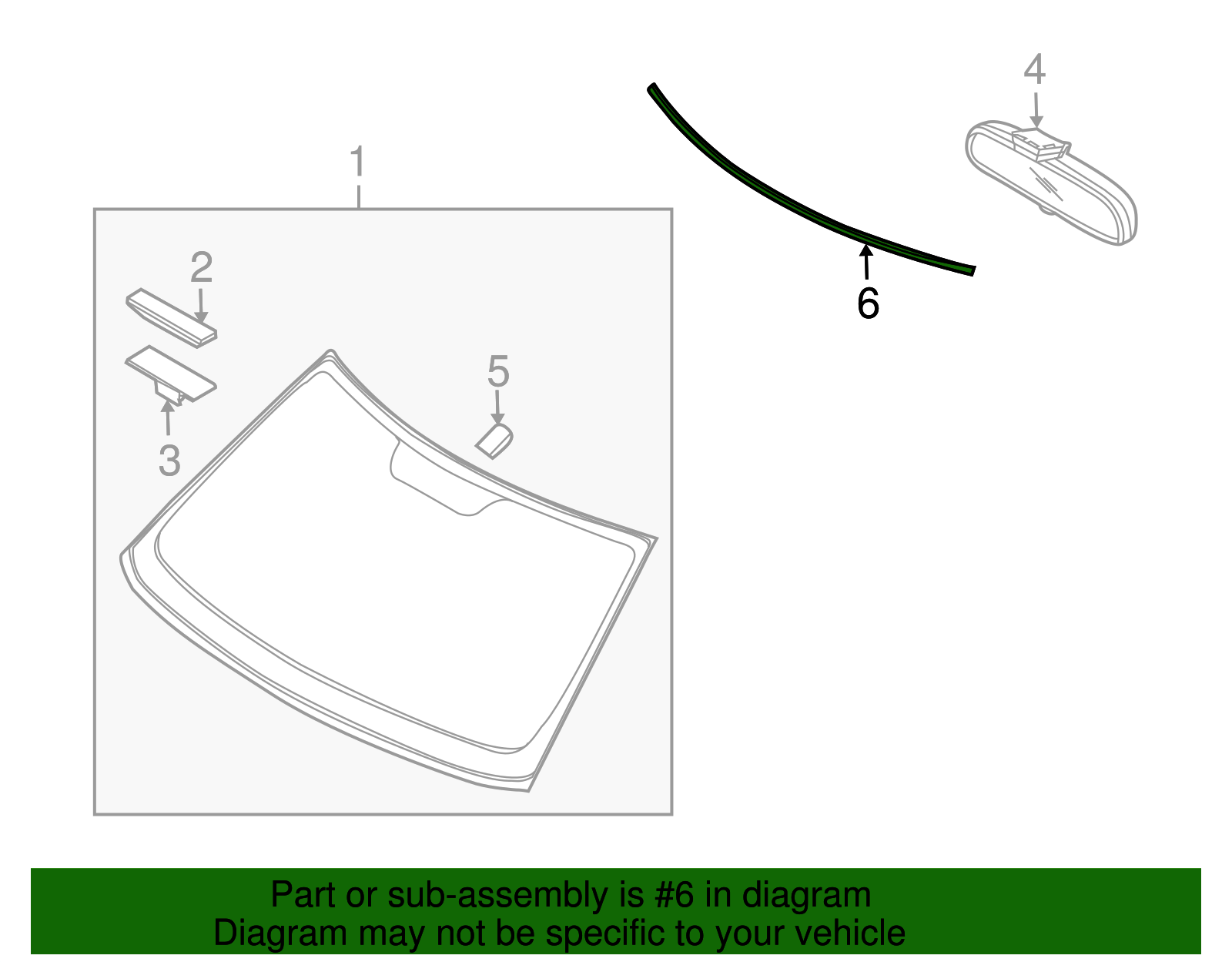 2010-2013 Kia Soul | Reveal Molding | 86131-2K000 | Kia Auto Parts