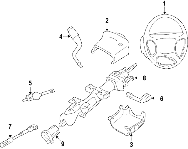 Steering Wheel - GM (23423451) | GMPartsDirect.com