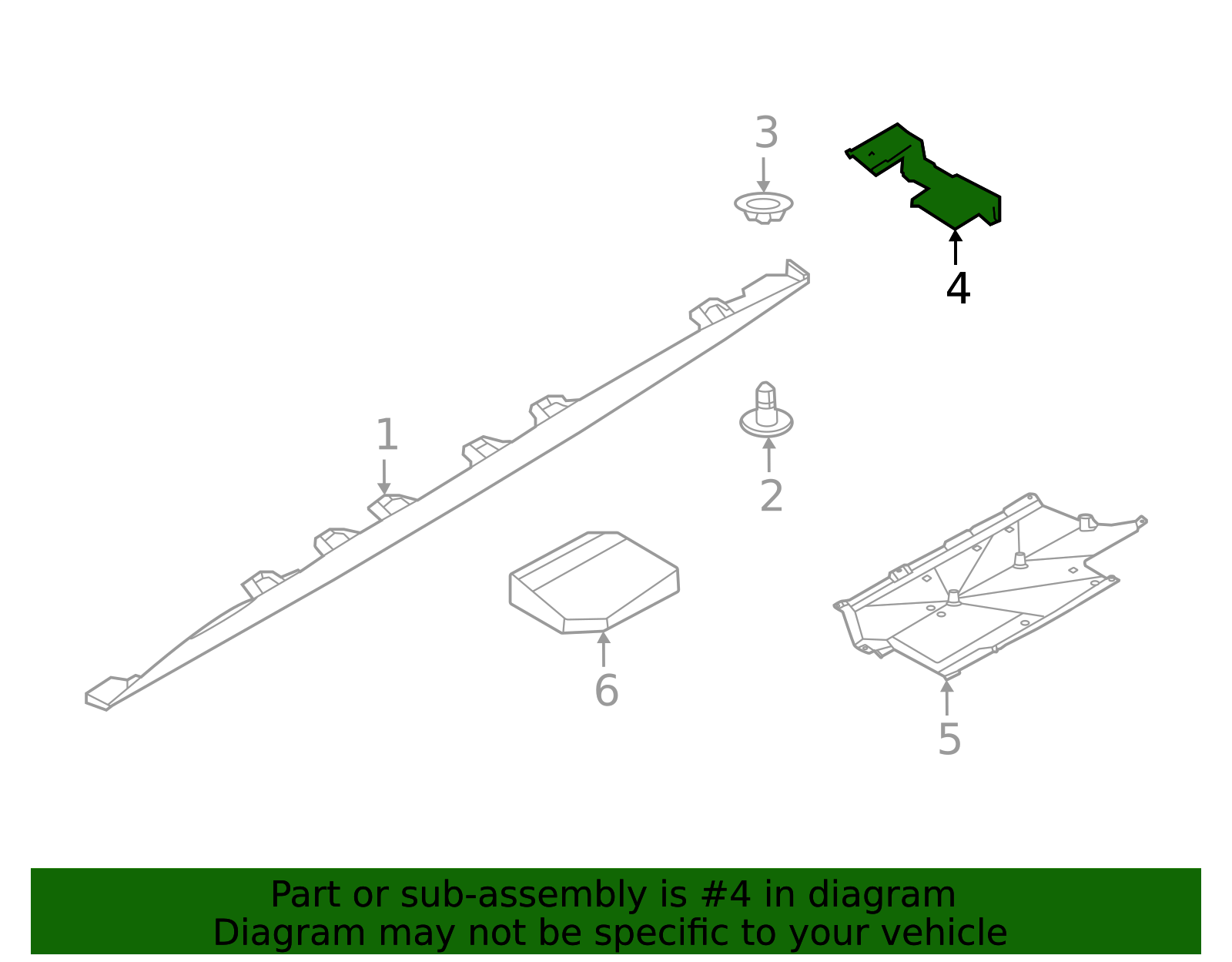 2020-2024 Nissan Sentra Deflector 93883-6LB0A | Temecula Nissan Parts