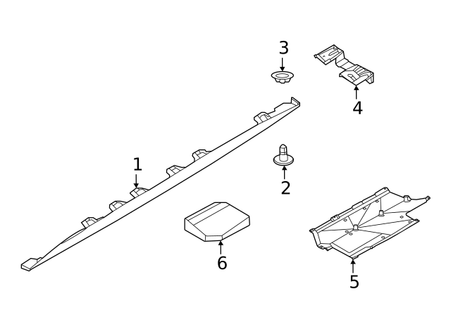 2020-2024 Nissan Sentra Floor Pan Splash Shield 74815-6LB0A ...