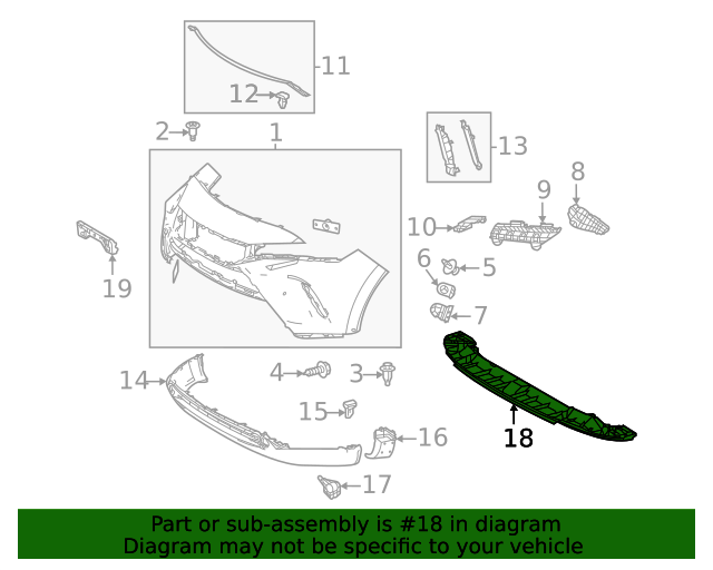 52618-48050 - Lower Cover - 2021-2024 Toyota Venza | OEM Genuine Toyota ...