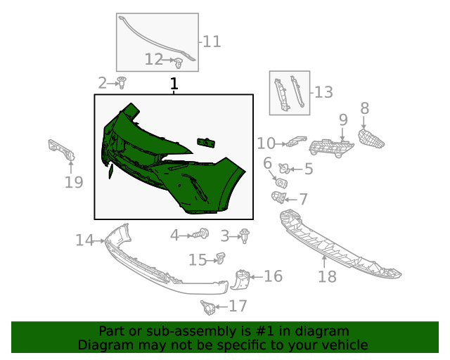 52119-4D977 - Bumper Cover 2021-2023 Toyota Venza | Longo Toyota Parts