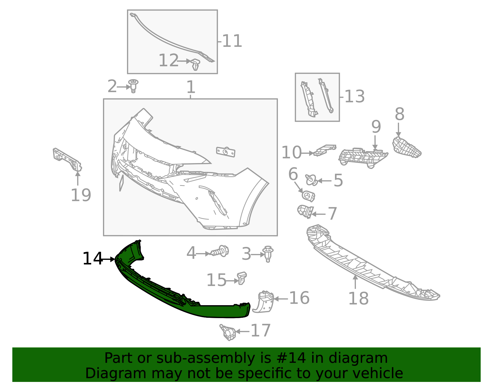 52411-48070 - Bumper Guard 2021-2024 Toyota Venza | Longo Toyota Parts