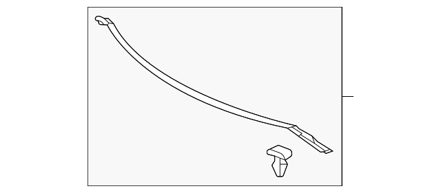 2021-2023 Toyota Venza Bumper Seal 53395-48110 | Toyota Parts Center