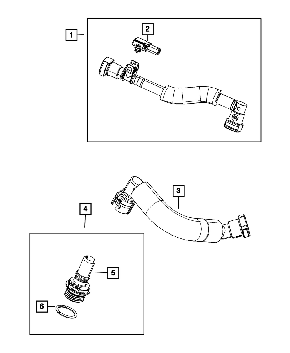 2021-2024 Ram 1500 PCV Hose 53011328AC | Mopar eStore