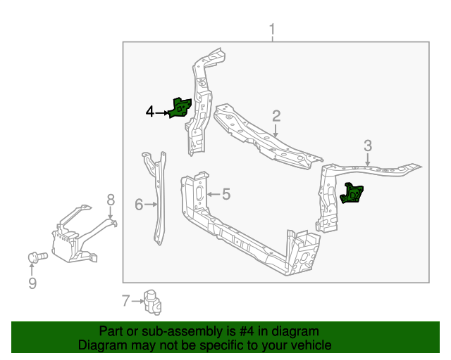 2013-2018 Toyota Avalon Upper Arm 52142-07030 | Toyota Parts Center