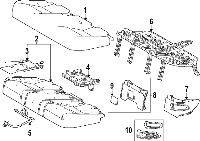 2023-2024 Lexus Frame Cover 58466-48050-C0 | Lexus of Pembroke Pines Parts