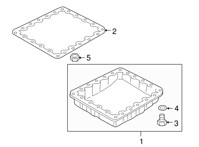 2009-2024 Nissan Pan Gasket 31397-1XJ0A | OEM Parts Online