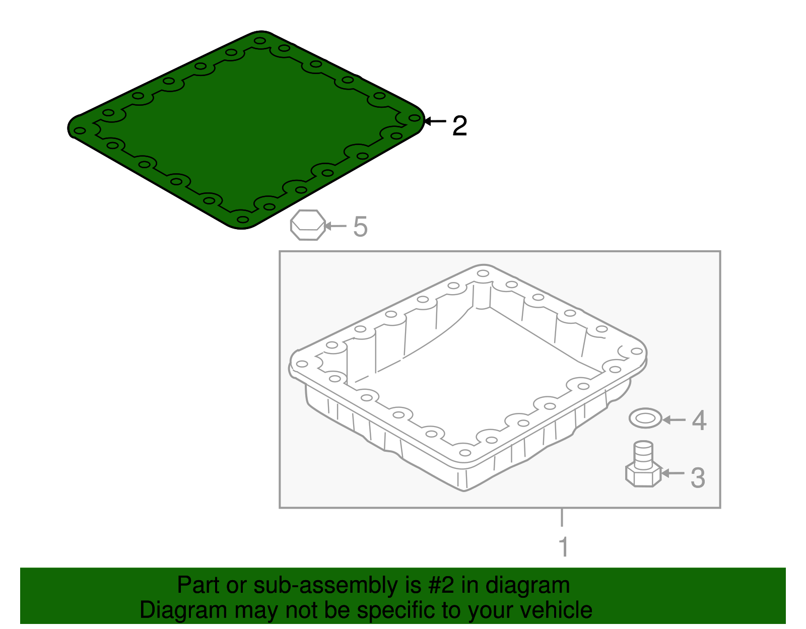 31397-1XJ0A - Pan Gasket - 2009-2024 Nissan | Nissan OEM Parts Direct