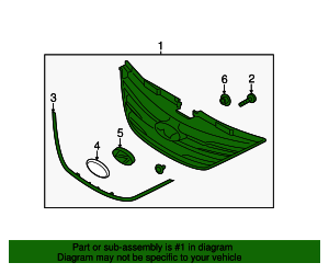 2014 Hyundai Sonata Grille Assembly 86350-3Q700 | QuirkParts