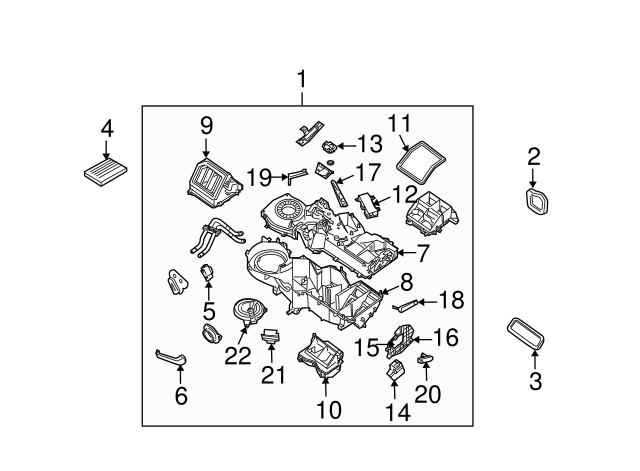 2004-2021 Nissan HVAC Blower Motor Control Module 27151-ZT00A | OEM ...