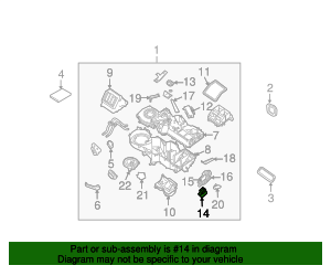 27743-ZH00A - Actuator 2006-2015 Nissan | Nissan Parts & Accessories Online
