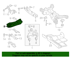 246-350-04-06 - Trailing Arm 2014-2020 Mercedes-Benz | Mercedes-Benz ...