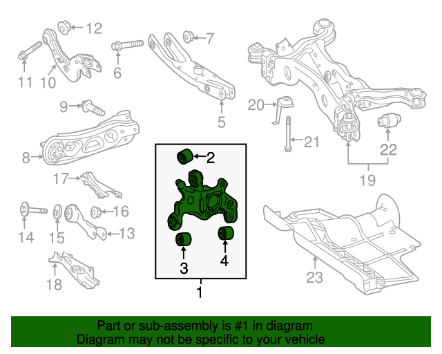 2014-2020 Mercedes-Benz Knuckle Assembly 246-350-35-41 ...