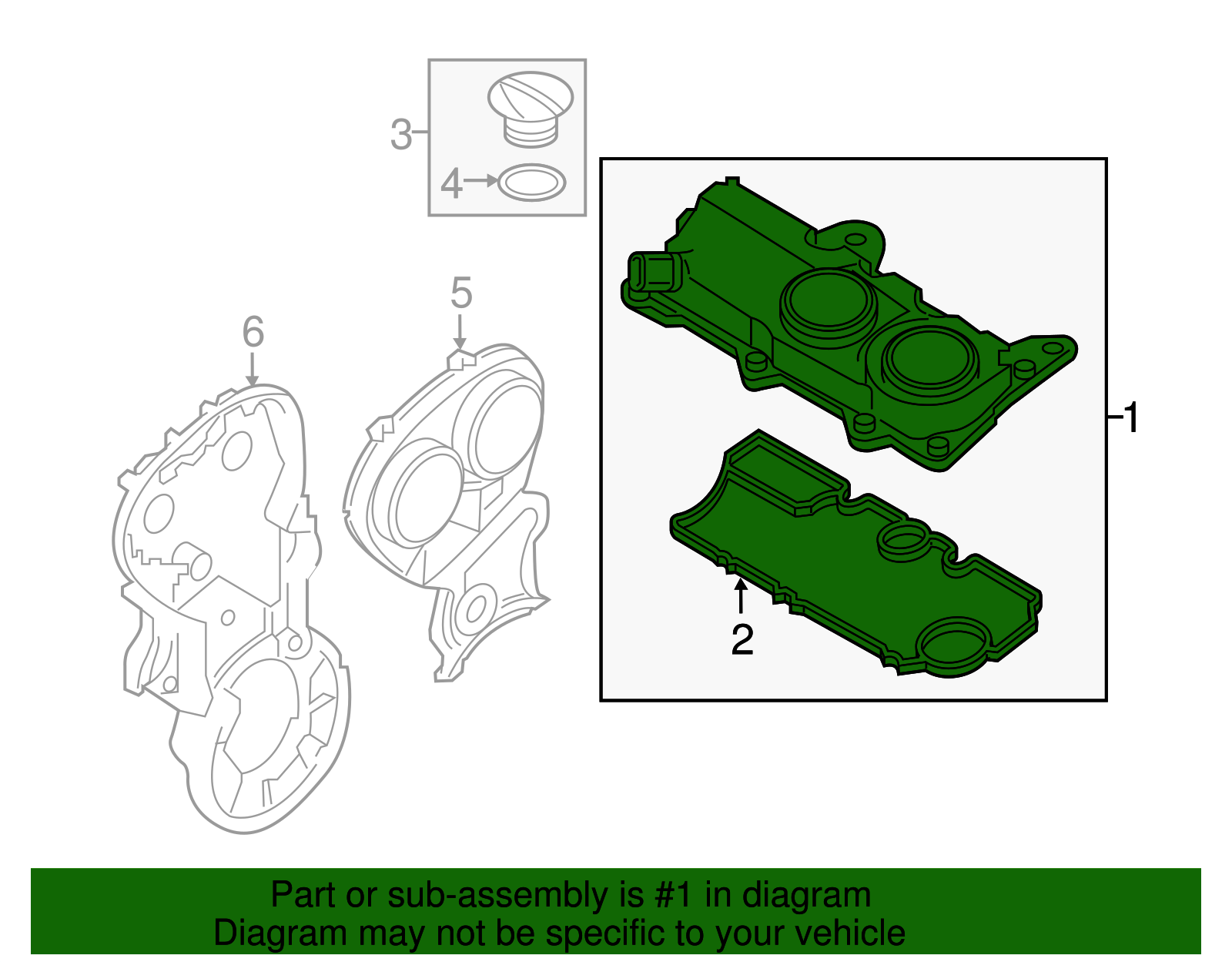 2015-2025 Volvo Engine Valve Cover 32140004 | OEM Parts Online