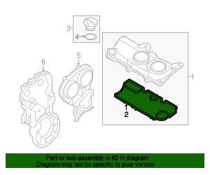 31359666 - Cover Gasket - 2015-2021 Volvo | Volvo OEM Parts Direct