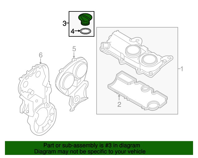 31359145 - Filler Cap - 2015-2021 Volvo | Volvo OEM Parts Direct