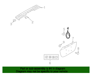 203-758-01-58 - Emblem 2002-2005 Mercedes-Benz | Mercedes-Benz USA Parts