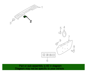 000-991-04-70 - Spoiler Clip 2002-2005 Mercedes-Benz | Mercedes-Benz ...