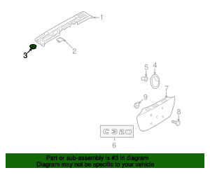 000-990-99-50 - Spoiler Nut 2002-2005 Mercedes-Benz | Mercedes-Benz USA ...