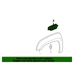 2007-2014 GM Fender Molding 22761801 | GMPartsDirect.com