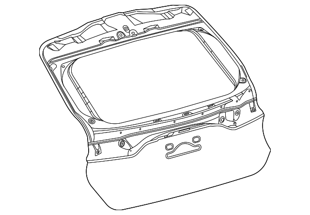 2021-2024 Toyota Venza Lift Gate 67005-48A50 | Toyota Parts Center